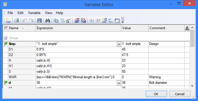 Creating Libraries of Parametric Elements